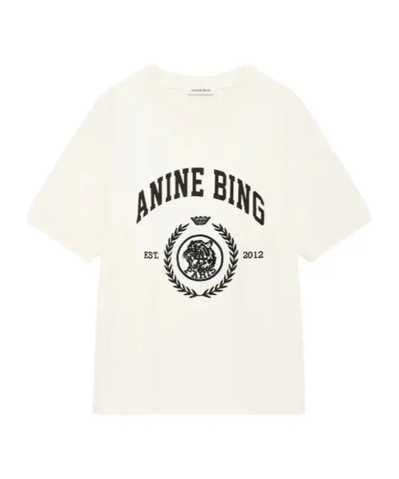ANINE BING Jaylin Graphic-print T-shirt - White
