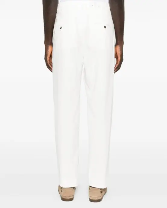 Eleventy Elastic Waist Chino Trousers