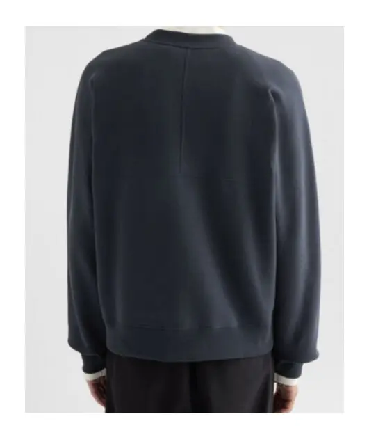 JIL SANDER Cotton Terry Crew-neck Sweatshirt