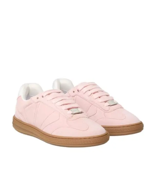 Versace Suede Low-top Sneakers
