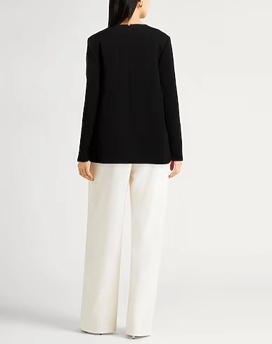 Tory Burch Solid Color Long-sleeve Top