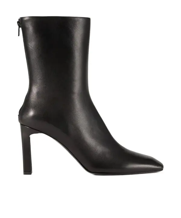 TOTEME Pointed Toe High Heel Ankle Boots