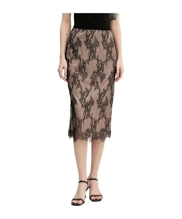 ANIYE BY Lace-trimmed Midi Skirt