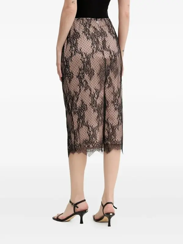 ANIYE BY Lace-trimmed Midi Skirt