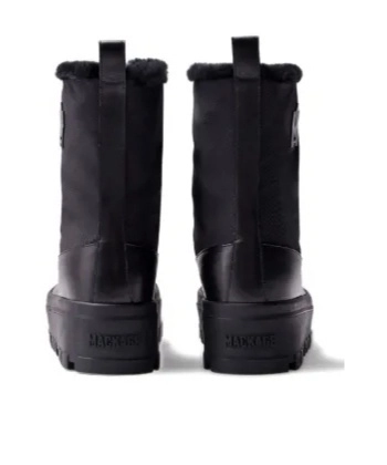 Mackage Logo Embellished Lace-up Boots