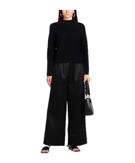 Max Mara Plain Color Knit Hoodie