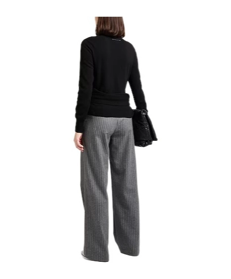 MAISON MARGIELA Solid-color Long-sleeve Knit Sweater