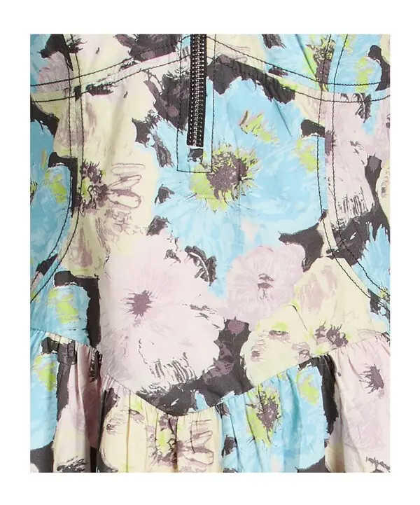 GANNI Floral Print Versatile Dress