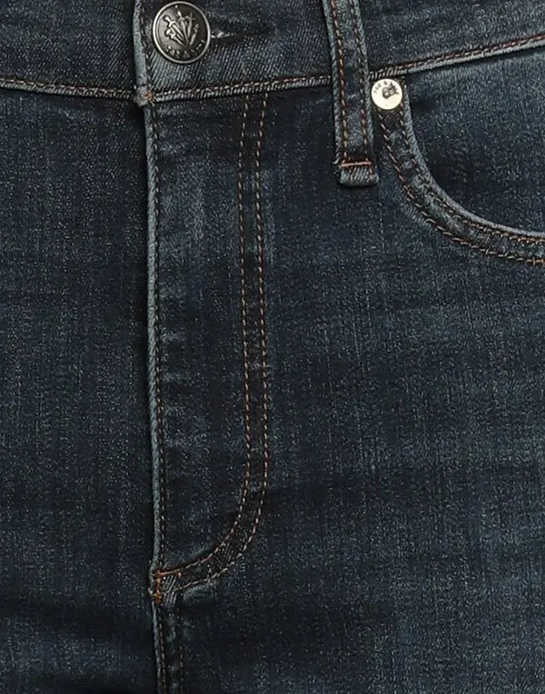 Rag & Bone Straight Leg Jeans With Frayed Cuffs