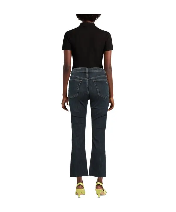 Rag & Bone Straight Leg Jeans With Frayed Cuffs