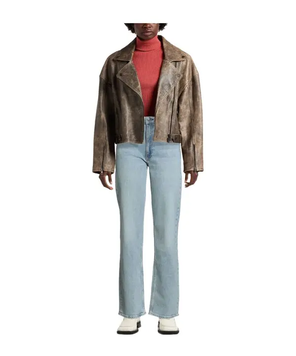 Rag & Bone High-waisted Straight-leg Jeans