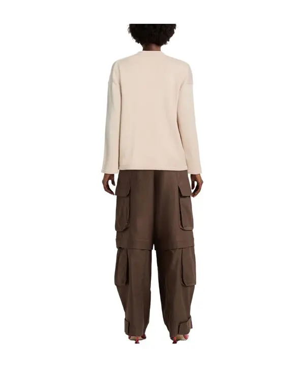 Max Mara Mock Neck Knit Sweater