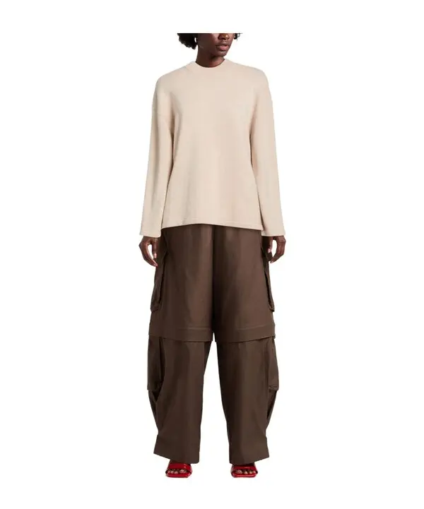 Max Mara Mock Neck Knit Sweater