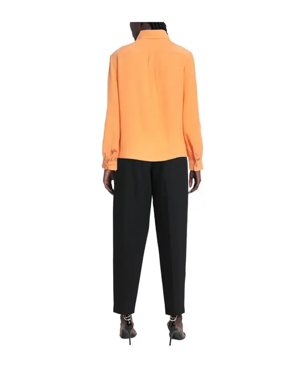 Max Mara Satin-finish Collared Shirt