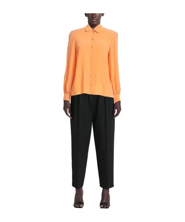 Max Mara Satin-finish Collared Shirt