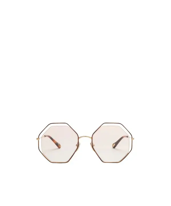 Chloé Round Metal Frame Sunglasses