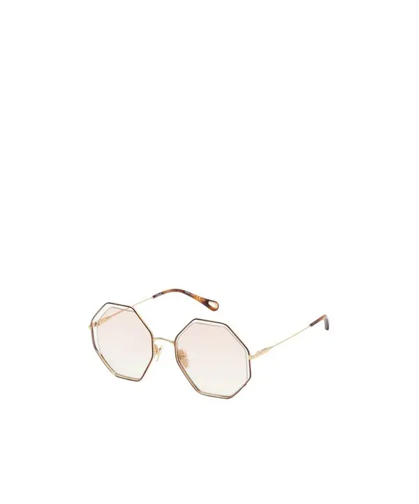 Chloé Round Metal Frame Sunglasses
