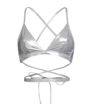 Isabel Marant Étoile Triangle Bikini Top Swimsuit - Gray