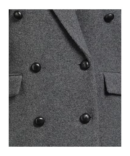 Rag & Bone Double-breasted Long-sleeve Woolen Coat