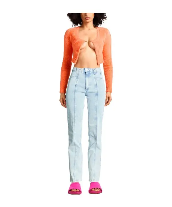 Isabel Marant Étoile Minimalist Light-wash Flared Jeans