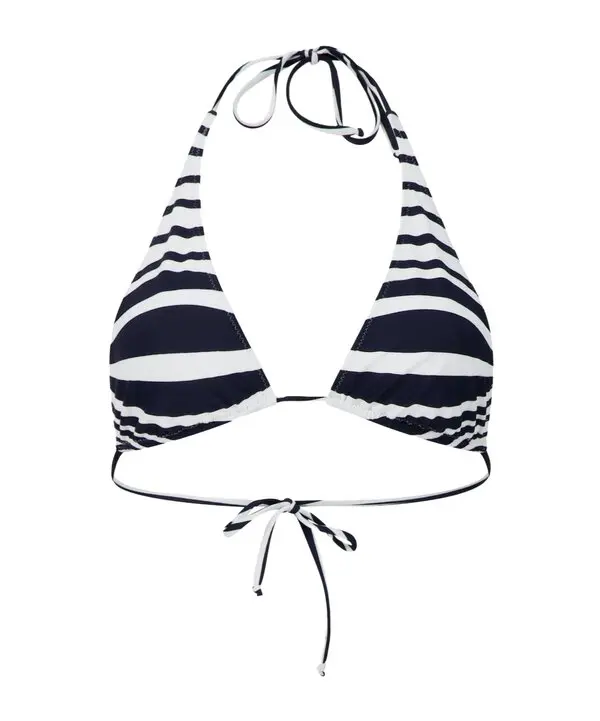 JEAN PAUL GAULTIER Striped Morphing Bikini Top