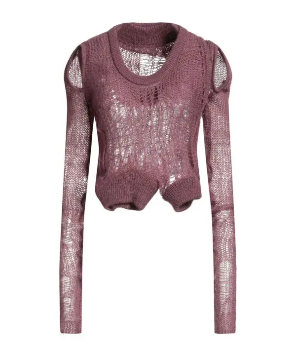 Rick Owens Openwork Mesh Knit Top
