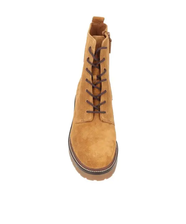 Tory Burch Lace-up Suede Ankle Boots