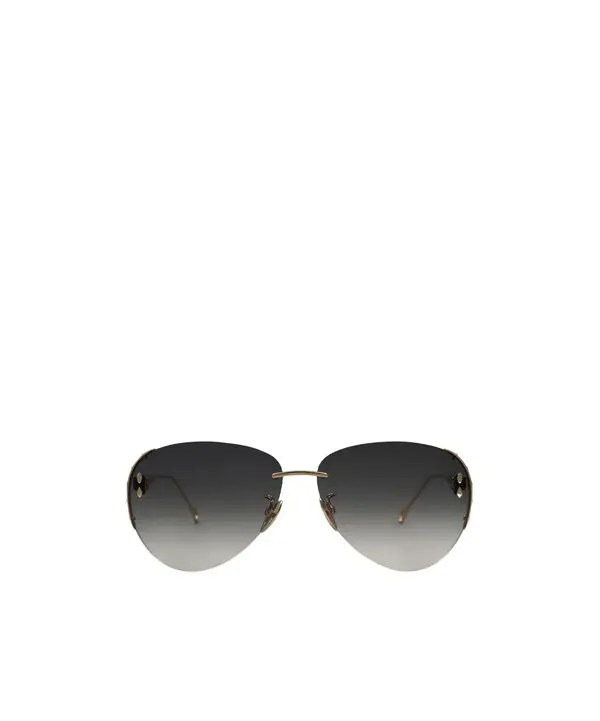 Isabel Marant Étoile Metal Frame Pilot Sunglasses - Black