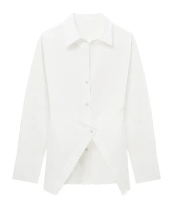 Helmut Lang Asymmetrical Cotton Shirt
