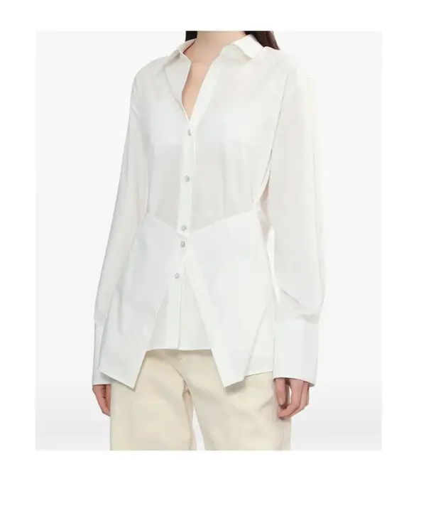 Helmut Lang Asymmetrical Cotton Shirt