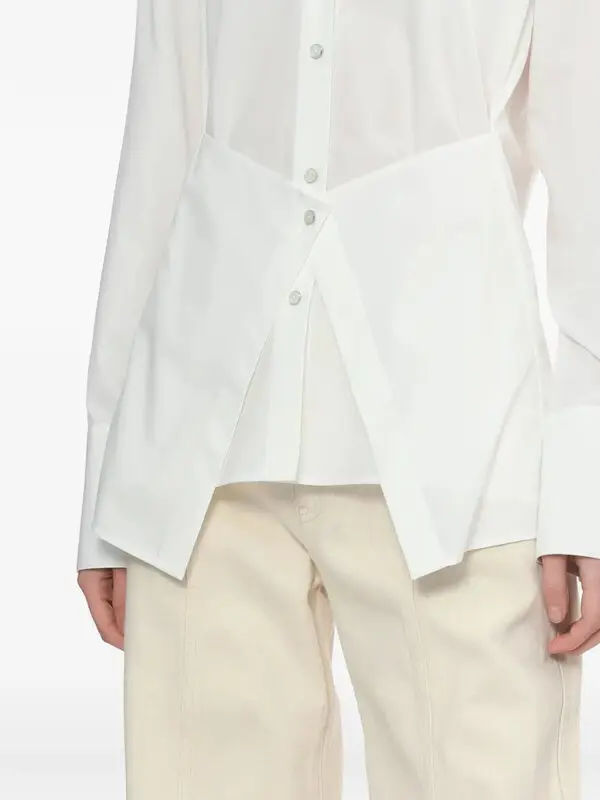 Helmut Lang Asymmetrical Cotton Shirt