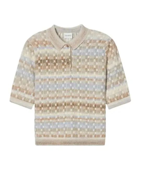 Closed Short-sleeve Polo Shirt - Nude