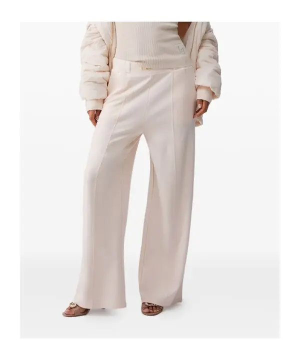 Liu Jo Wide-leg Trousers With Chain Detail