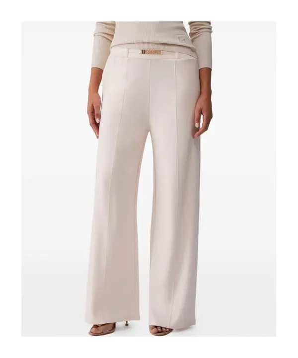 Liu Jo Wide-leg Trousers With Chain Detail