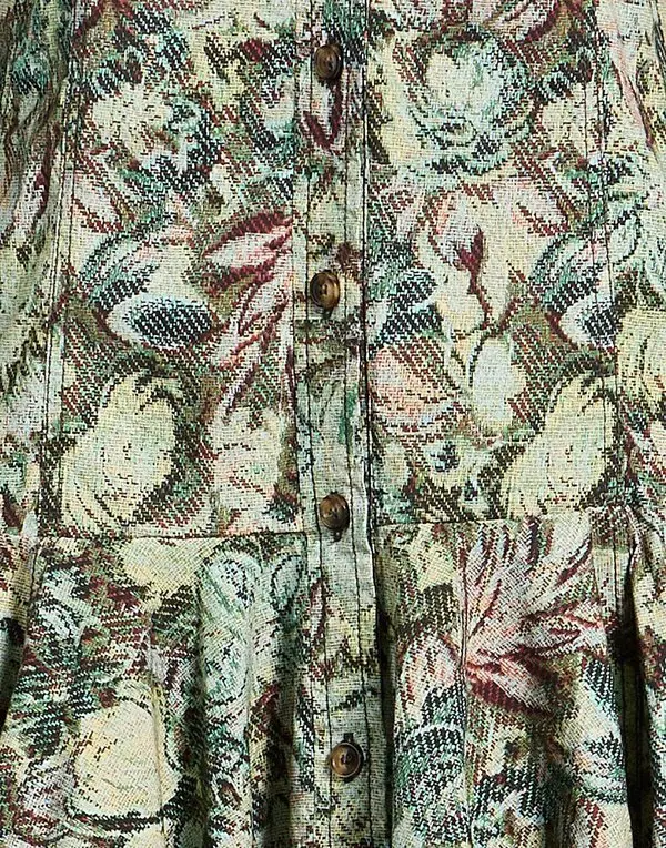 GANNI Multicolor Printed Shirt Dress