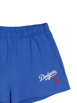 SPORTY  RICH Classic Cotton Shorts With Elastic Waist