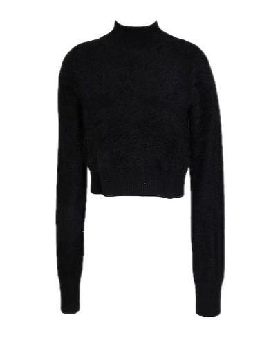 Sportmax Solid Color Cashmere Knit Top