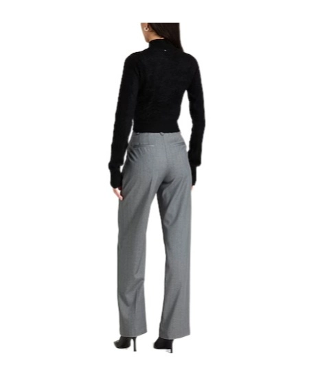 Sportmax Solid Color Cashmere Knit Top