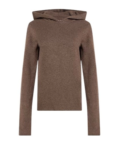 Rick Owens Solid Color Knit Sweatshirt