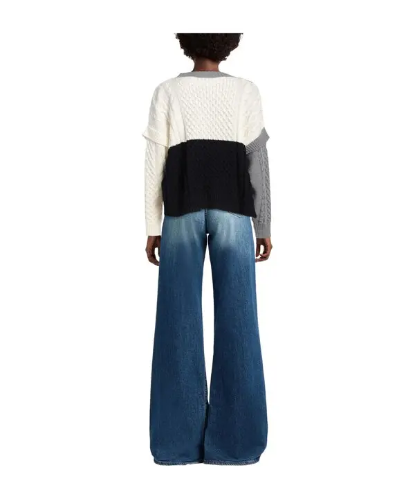Max Mara Colorblocked Knit Sweater