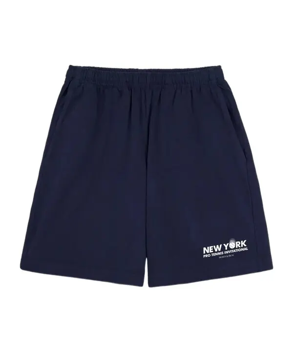 SPORTY  RICH Elasticated Print-detail Track Shorts