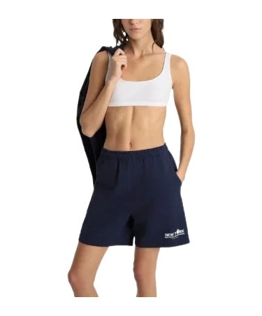 SPORTY  RICH Elasticated Print-detail Track Shorts