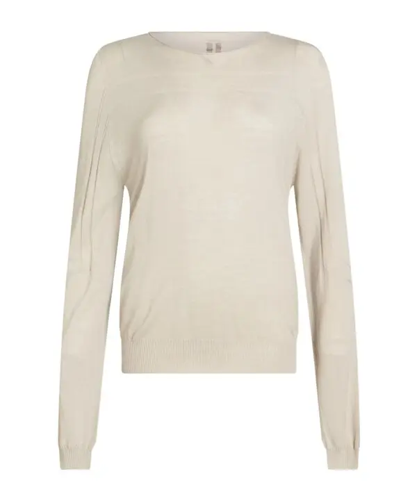 Rick Owens Lightweight Long-sleeved Crew Neck Pullover