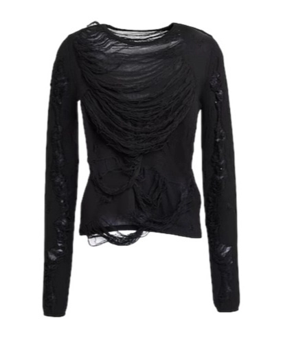 MAISON MARGIELA Solid Color Knit Top
