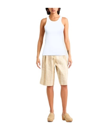 Rag & Bone Solid Crew Neck Sleeveless Tank Top