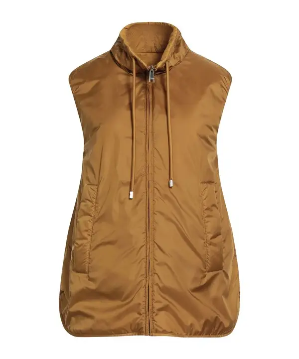 Max Mara Minimalist Solid-color Sleeveless Vest - Brown