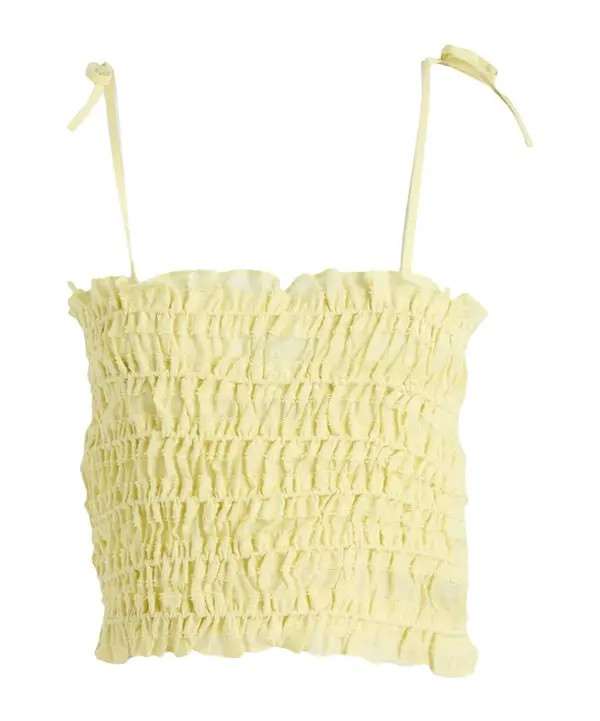Tory Burch Tie-strap Smocked Camisole
