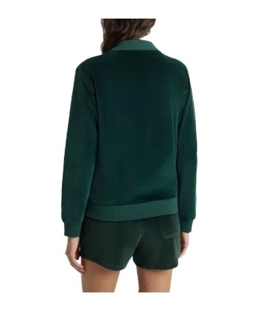 SPORTY  RICH Sporty & Rich Collared Long-sleeve Sweater