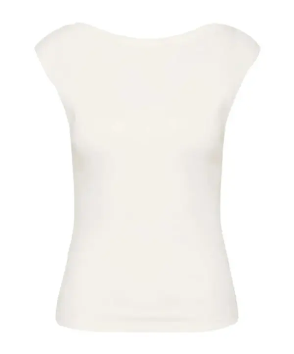 ST. AGNI Scoop-back Top
