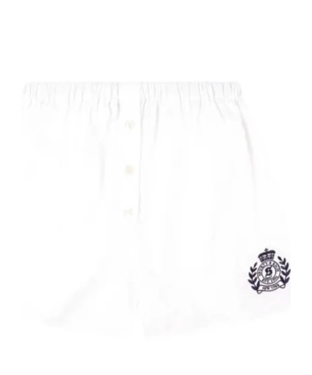 SPORTY  RICH Logo-detail Elasticated Shorts